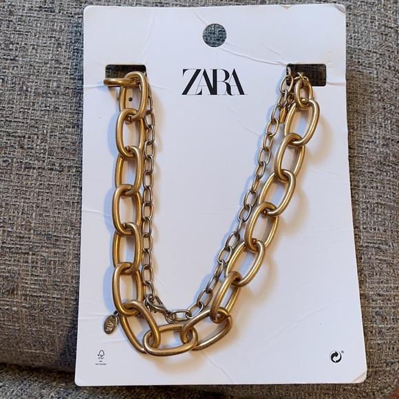 Zara | Jewelry | Nwt Zara Pack Of Link Necklaces | Poshmark